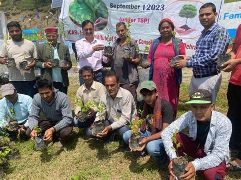 Icar Iiswc Dehradun Organized Field Training And Demonstration On