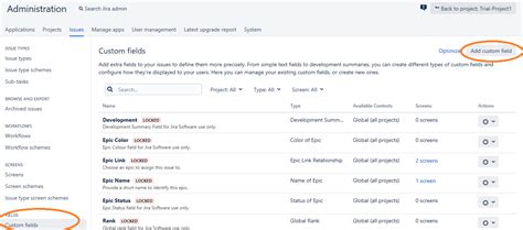 Adding Custom Issues Fields In Jira Chapter RENDEZVOUS