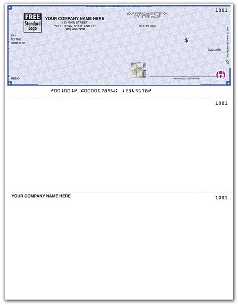 High Security Personalized Netsuite® Checks Top Check
