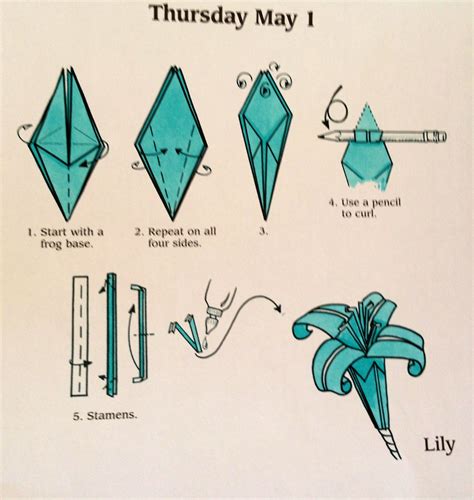 Origami Lily Diagram A Step By Step Guide To Folding An Elegant Paper