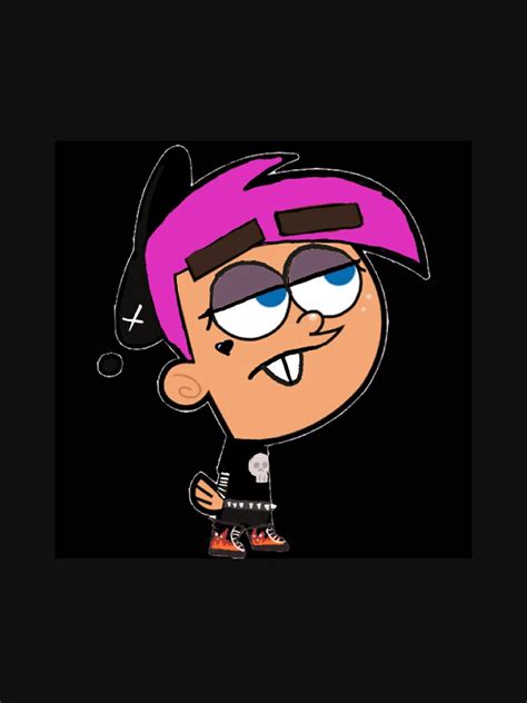 Timmy Turner Emo T Shirt By Charliezardxx Redbubble Timmy Turner