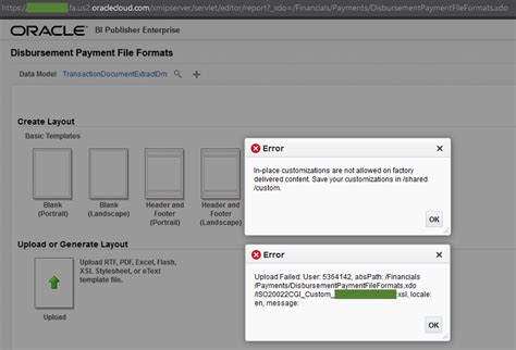 Ppr Disbursement Payment File Format Error Importing Custom Template