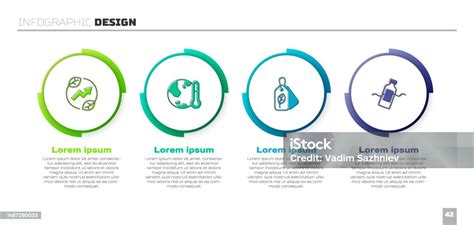 잎에 전기 절약 플러그를 설정하고 지구 온난화에 지구가 녹고 오염 문제가 있습니다 비즈니스 인포그래픽 템플릿입니다 벡터 0명에
