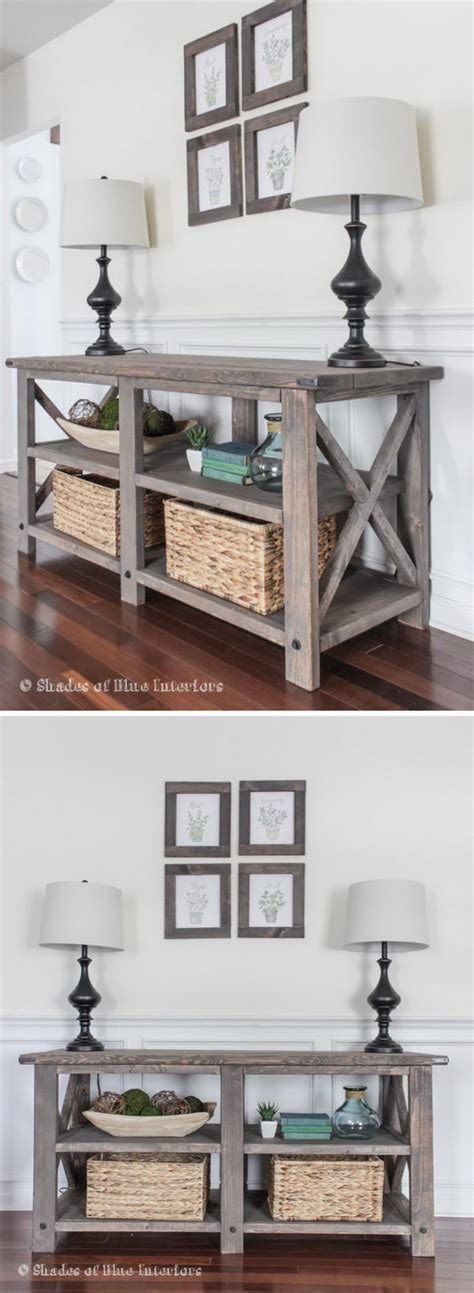 Easy Diy Console Table And Sofa Table Ideas Hative