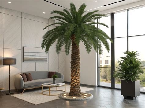 How To Style Artificial Palm Trees In Modern Interiors Space Saving