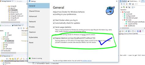 Jhipster Gradlew Builddocker Fails With Docker Toolbox Stack Overflow