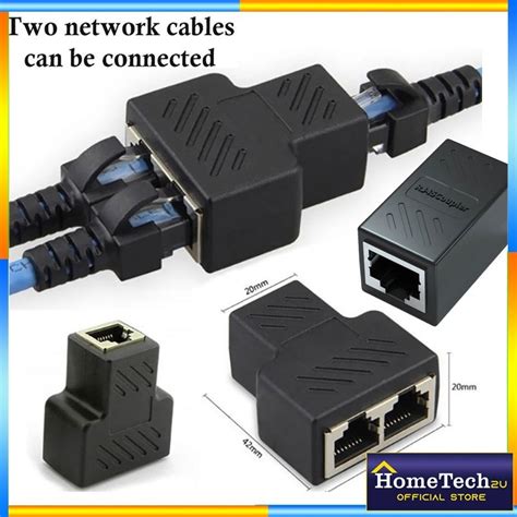 Network Rj45 Cat5 Cat6 Cable Port Network Cable Splitter Extender Plug