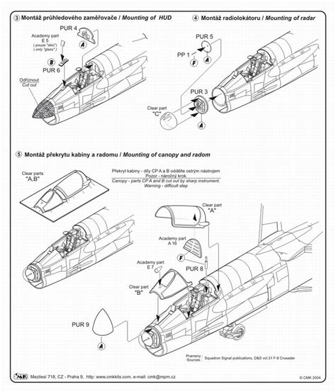 F 8 Crusader Interior Aca Cmk K7095