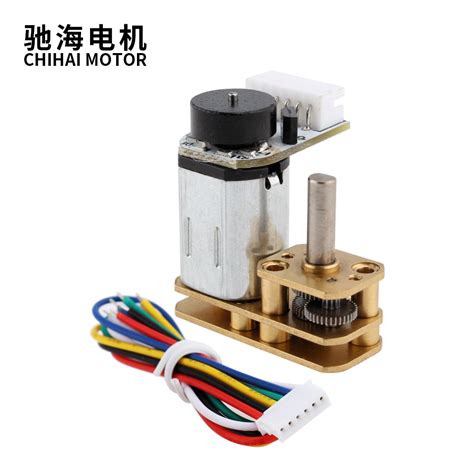 工厂直销gm1024n20直流减速电机带霍尔编码器测速ab双相倒装马达 虎窝淘