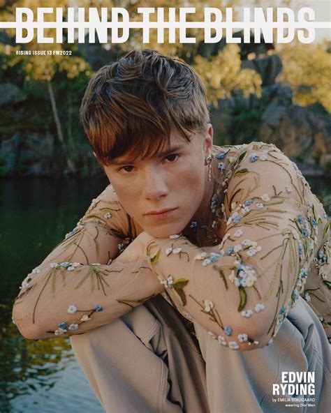 Youngroyals Star Edvin Ryding Covers The Latest Issue Of Behind The