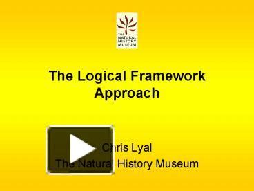 The Logical Framework Approach Presentation Free To View