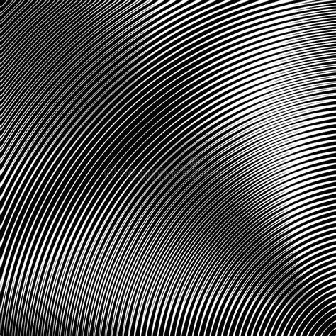 Circle With Dynamic Swoosh Line Frame Monochrome Circular Element Stock Vector Illustration