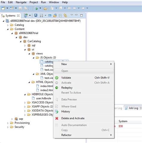 Solved Contains Hidden Objects In Eclipse Sap Community