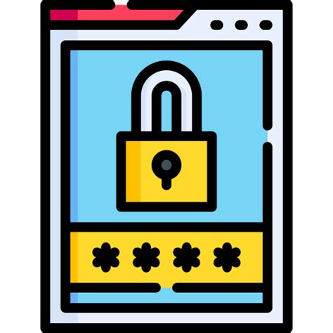 Password Special Lineal Color Icon Password Special Lineal Color Icon