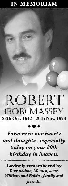 Robert Massey Obituary 2022 Legacy Remembers