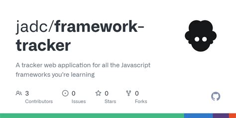 Github Jadcframework Tracker A Tracker Web Application For All The