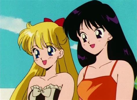 Sailor Moon Rei And Minako In Swimsuit Artofit