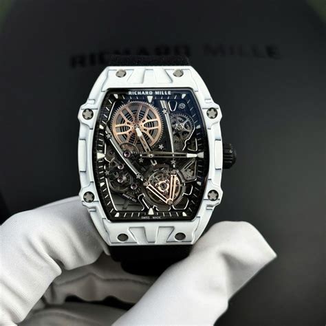 Richard Mille Rm27 05 Rafael Nadal White Carbon Case