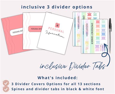 Emergency Binder Planner Fillable Printable Pdf Life Binder Etsy Canada