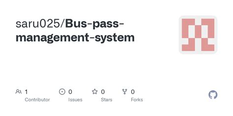 Github Saru025bus Pass Management System