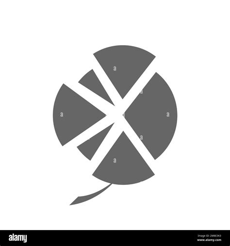 Data Proportion Icon Business Graphics Resources Vector Illustration