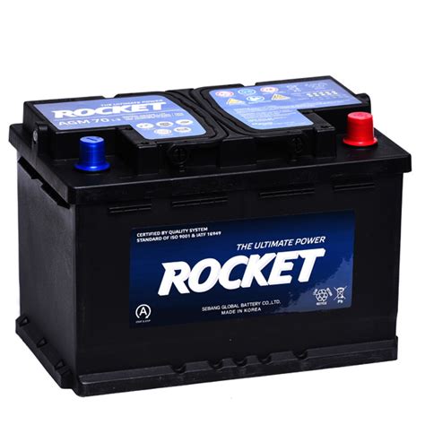 Аккумулятор автомобильный Rocket AGM 70Ач Корея купить в Новосибирске ...