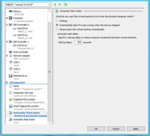 Hyper V VM Immediate Delayed Startup Problems Sikich