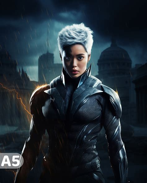Custom Realistic Storm Portrait Personalized Portraits X Men Etsy