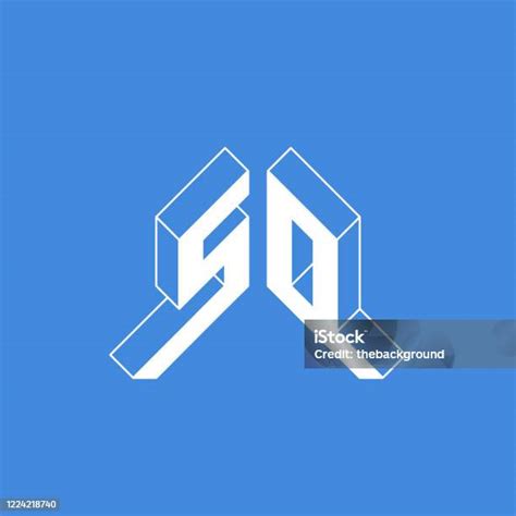 So 국제 2 글자 코드 또는 소말리아의 국가 도메인 S 및 O 모노그램 또는 로고타입 디자인용 아이소메트릭 3d 글꼴입니다 글꼴윤곽을 설명합니다 3차원 문자입니다 0명에