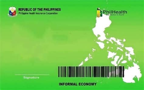 Philippine Health Insurance Philhealth Card Back Ground Philhealth