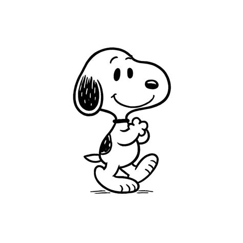 Desenho Snoopy 3 Para Colorir Imprimir E Desenhar Coloringlib Com