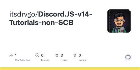 github itsdrvgo discord js v14 tutorials non scb
