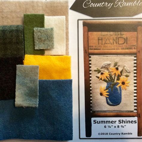 Wool Applique Kits Etsy