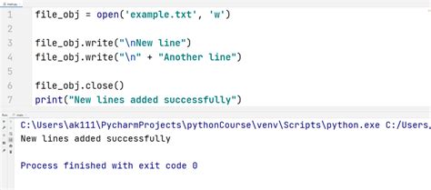 Python File Write — Tutorialbrain