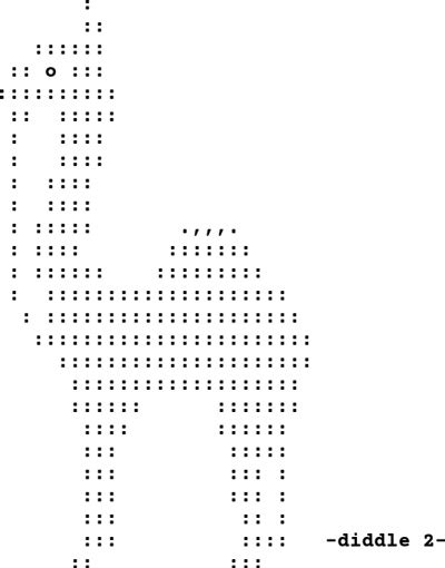 Mickey Mouse Ascii Art