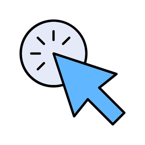 Button Generic Outline Color Icon