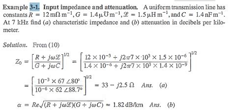 Transmission Line Example Problems At Diana Massey Blog