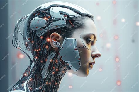 Premium Ai Image Artificial Intelligence Girl Robot Robot With The