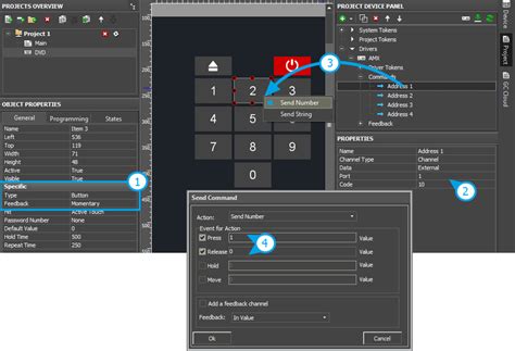 setting up АМХ commands in iridium gui editor iridium mobile wiki