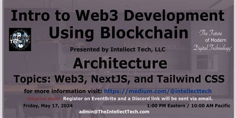 Web3 Development With Blockchain Workshop 3 — Post 15 By Intellect Tech Community May