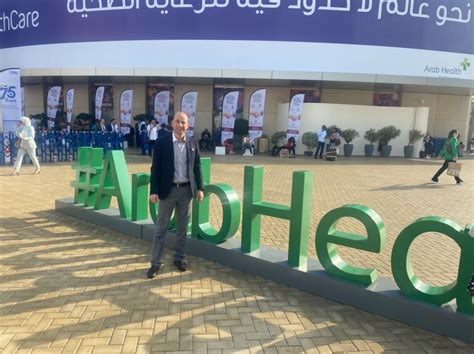 Abdallah Zourob On Linkedin During My Participation In The Arab Health Conference On The Last