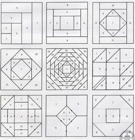 Quilting Stitch Patterns Stunning Mini Quilt Foundation Stamps Paper