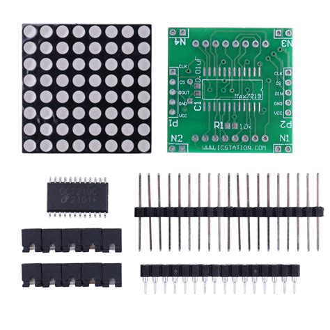 Módulo De Pantalla De Matriz De Puntos Max7219 Led Dot Matrix Diy Kit