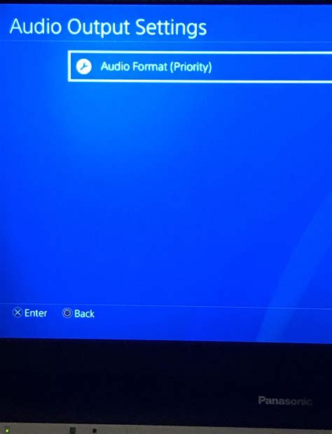 Image Audio Output There Is Something Wrong With This Menu Where Are The Output Options
