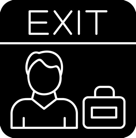 Exit Interview Vector Icon Design 16324707 Vector Art At Vecteezy