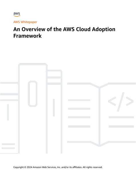 overview aws cloud adoption framework pdf cloud computing