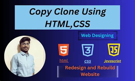 Copy Clone Website Redesign Any Website Using Html And Css By