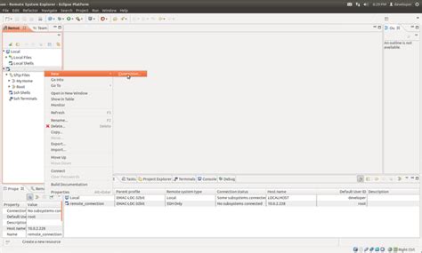 Remote System Explorer Setup For Eclipse Remote System Explorer Setup