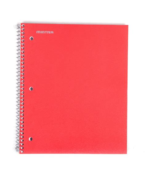 Mintra Office Spiral Notebook 1 Subject 6 Pack Wide Ruled — Mintra Usa