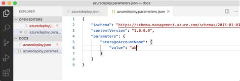 Create Template Visual Studio Code Azure Resource Manager Azure Docs